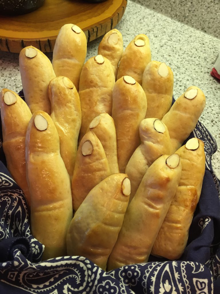 Halloween Bread Fingers! – Memphis Wood Fire Grills
