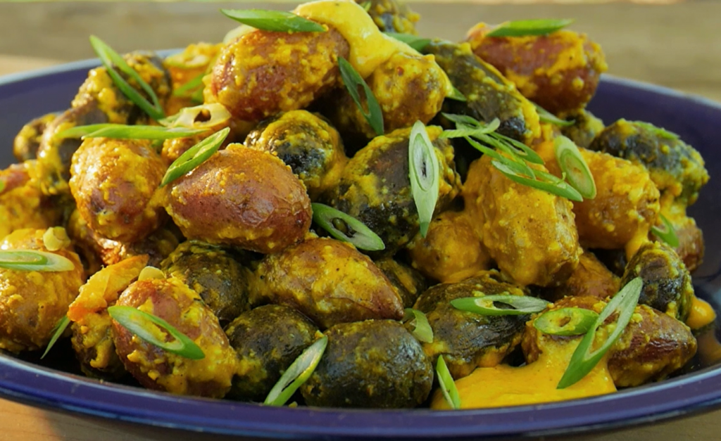 Peruvian Potato Salad With Huancaina Sauce – Memphis Wood Fire Grills